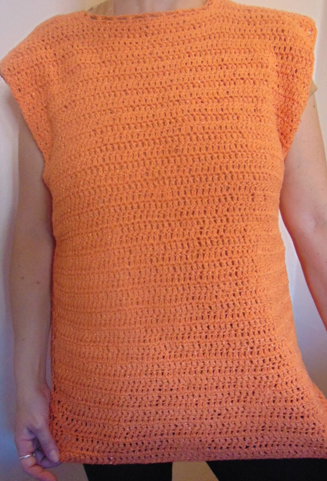 CHALECO CERRADO TEJIDO A CROCHET DE MEDIA ESTACIÓN HILO TALLE L/XL – MY ...