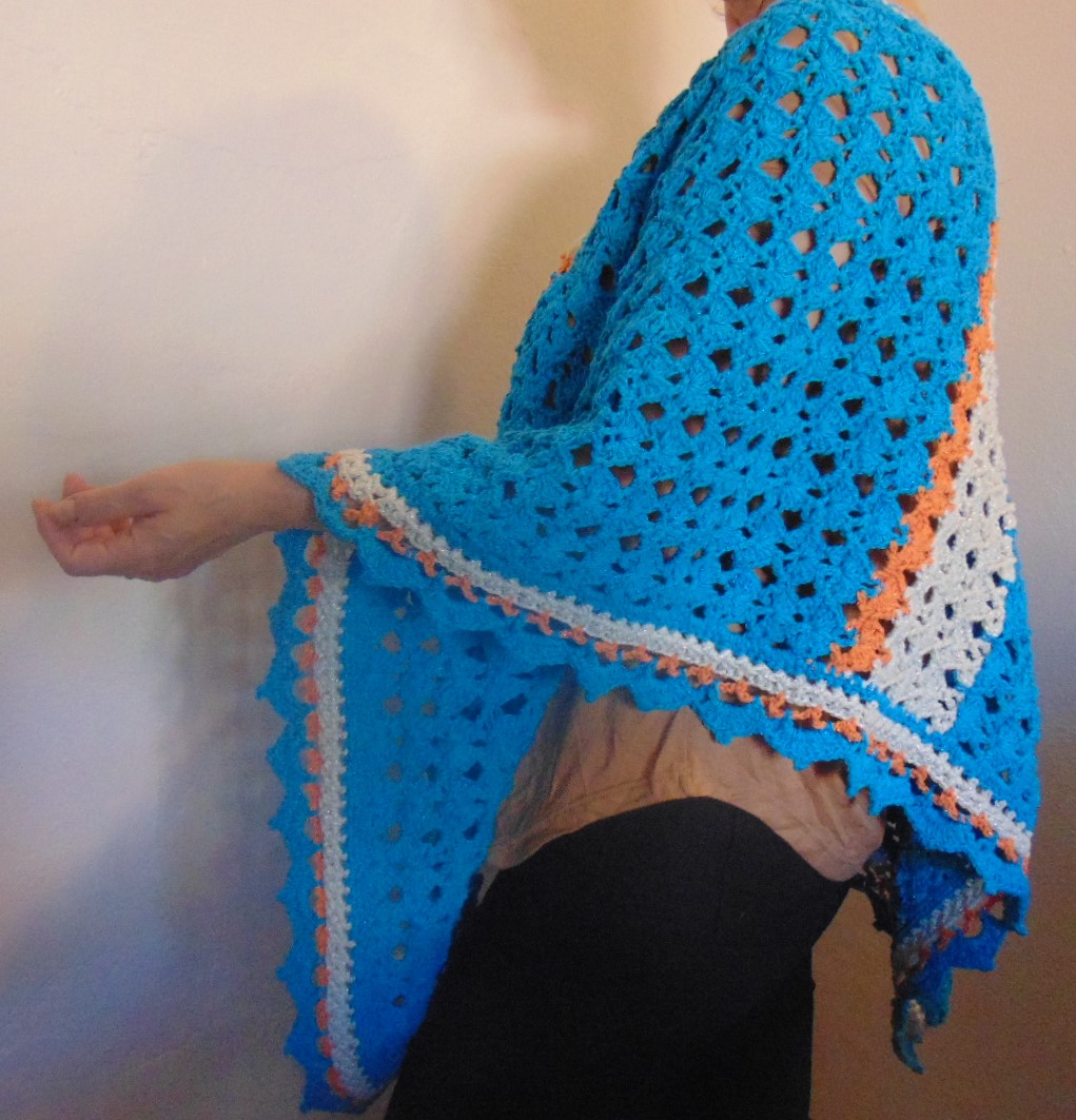 PONCHO TEJIDO A CROCHET HILO ALGODÓN TALLE ÚNICO – MY PUG TEJIDOS CROCHET